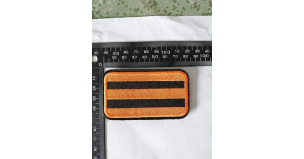 Orange Embroidered Patch Military Tactical Gear