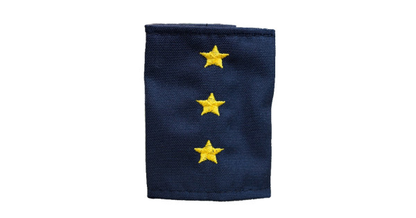 Senior Police Sergeant Epaulettes with Yellow Stars
