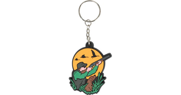 Hunter Keychain Rubber Plastic | Durable & Stylish