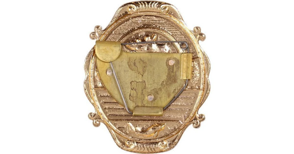 Large Metal Gamekeeper's Chest Badge