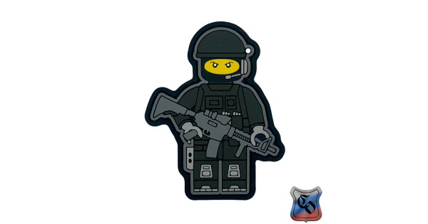 LEGO M4 Rifle Operator PVC Patch Olive