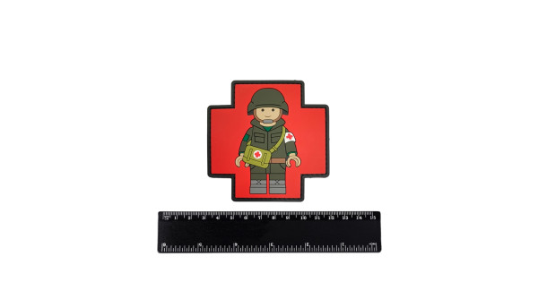 LEGO PVC Medic Patch | Authentic Red Design