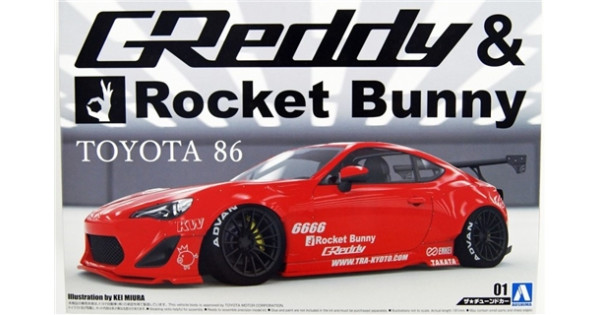 Toyota 86 '12 Model Kit | Greddy & Rocket Bunny Edition