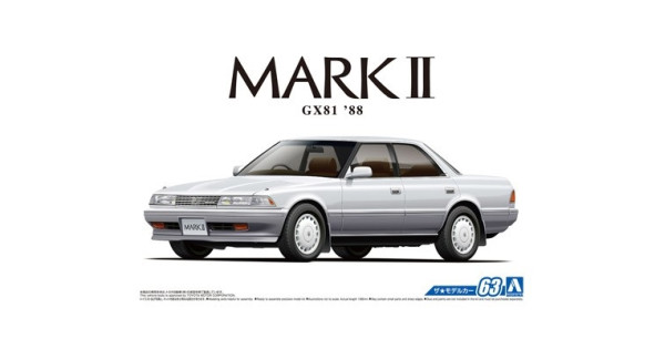 Toyota Mark 2 GX81 Scale Model Kit