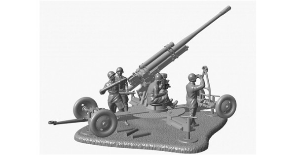 Soviet 85mm Anti-Aircraft Gun 52-K Model Kit