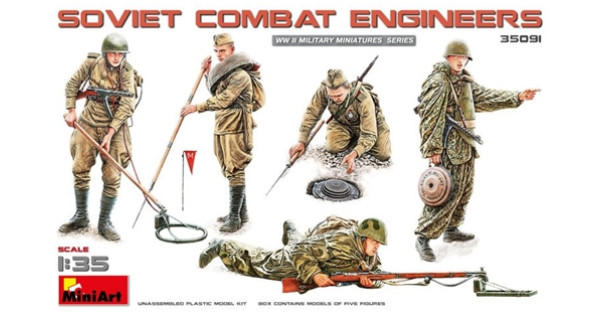 Soviet Sappers Model Kit | WWII Military Collectible