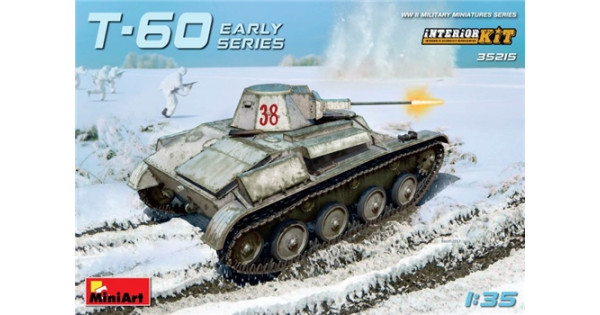 Early Series T-60 Tank Model Kit