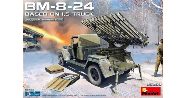 BM-8-24 Rocket Launcher Model | Soviet Artillery History