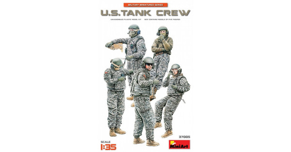 Modern US Tank Crew Assembly Model